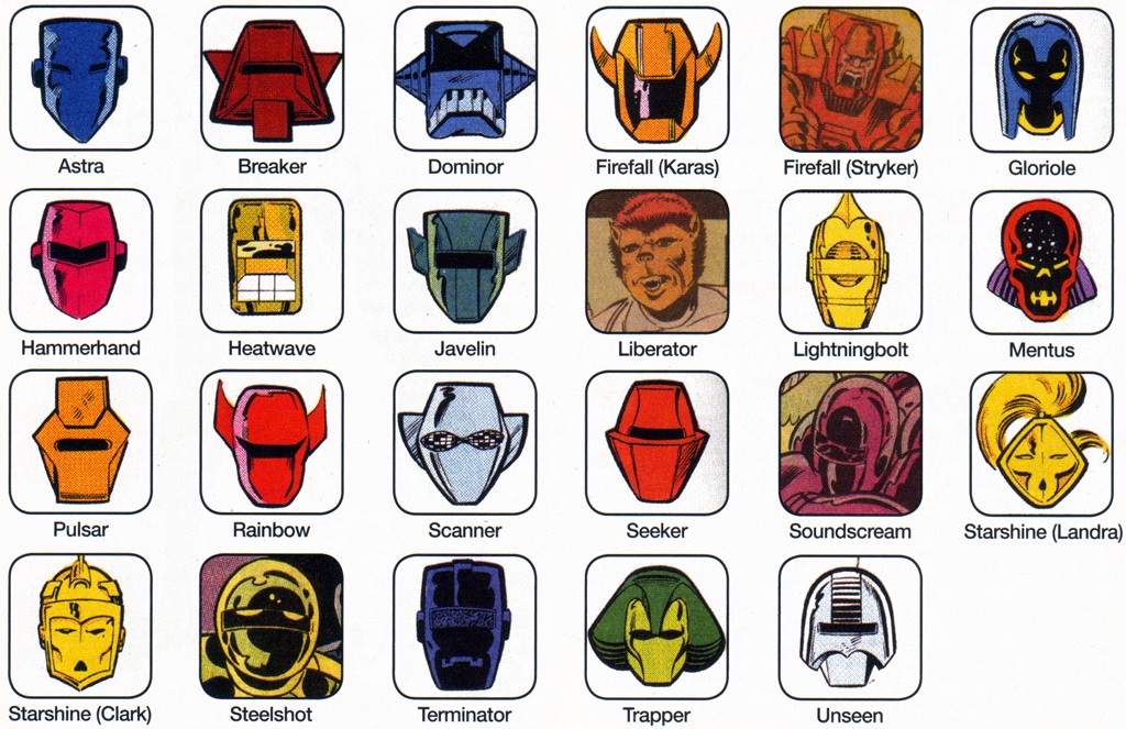 EclecticLee: Original Art from OHOTMU's Spaceknights Entry